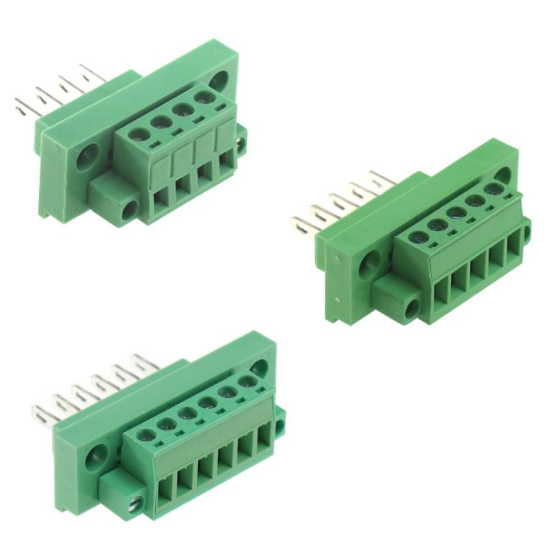 CONECTOR VERDE CON TORN. SEG.